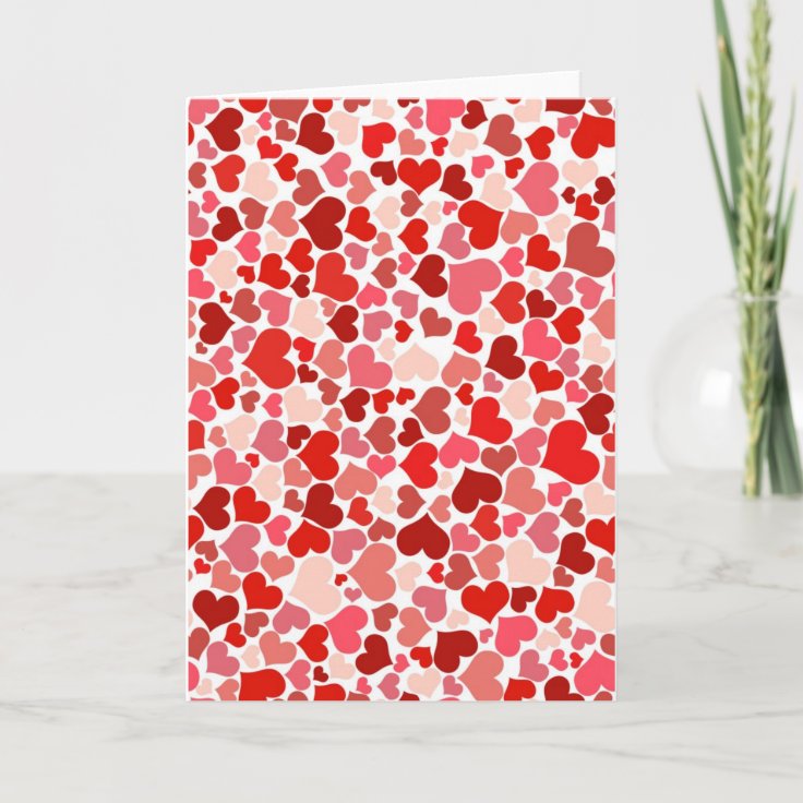 Cute Hearts Card | Zazzle