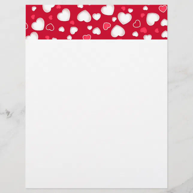 Cute hearts flyer | Zazzle