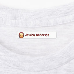 Cute Hedgehog Animal Fun Custom Name Tag Kids' Labels | Zazzle