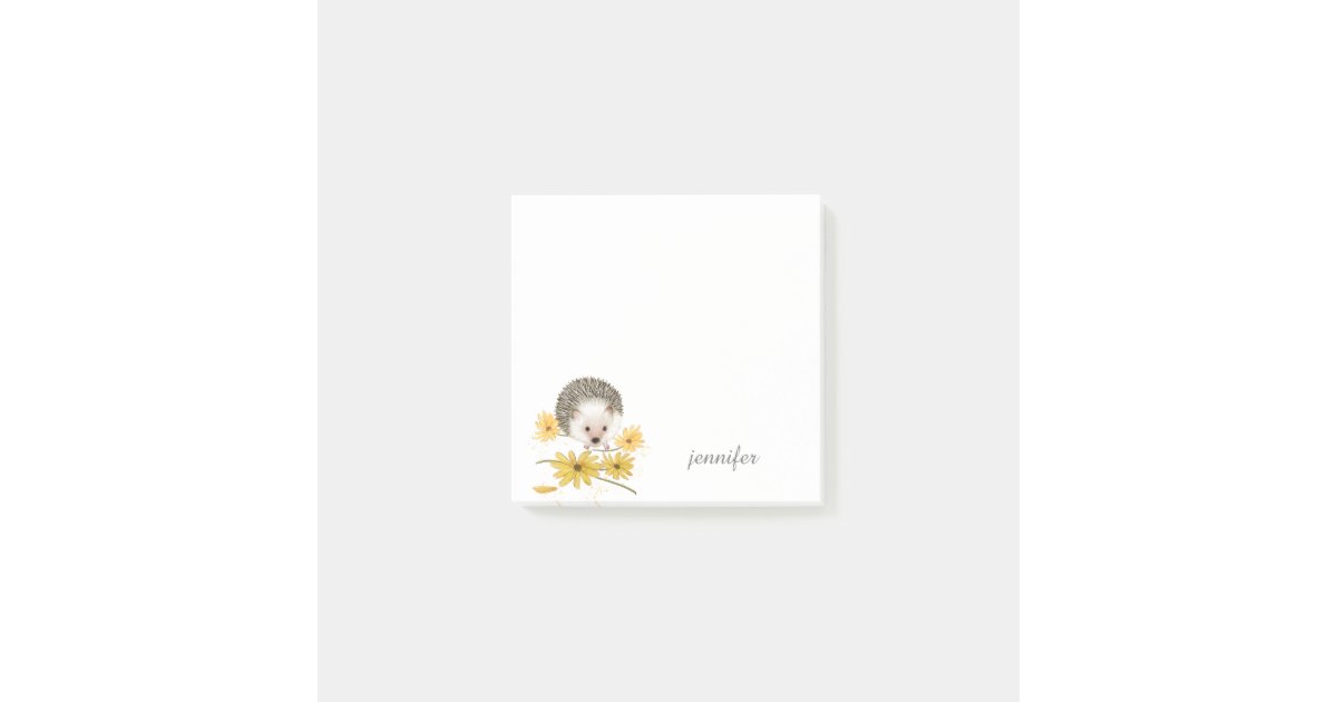 Cute Hedgehog Post-it® Notes | Zazzle