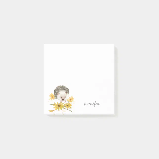 Cute Hedgehog Post-it® Notes | Zazzle