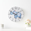 Cute Hippo Wall Clock | Zazzle