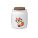 Cute Hipster Red Fox Candy Jar | Zazzle