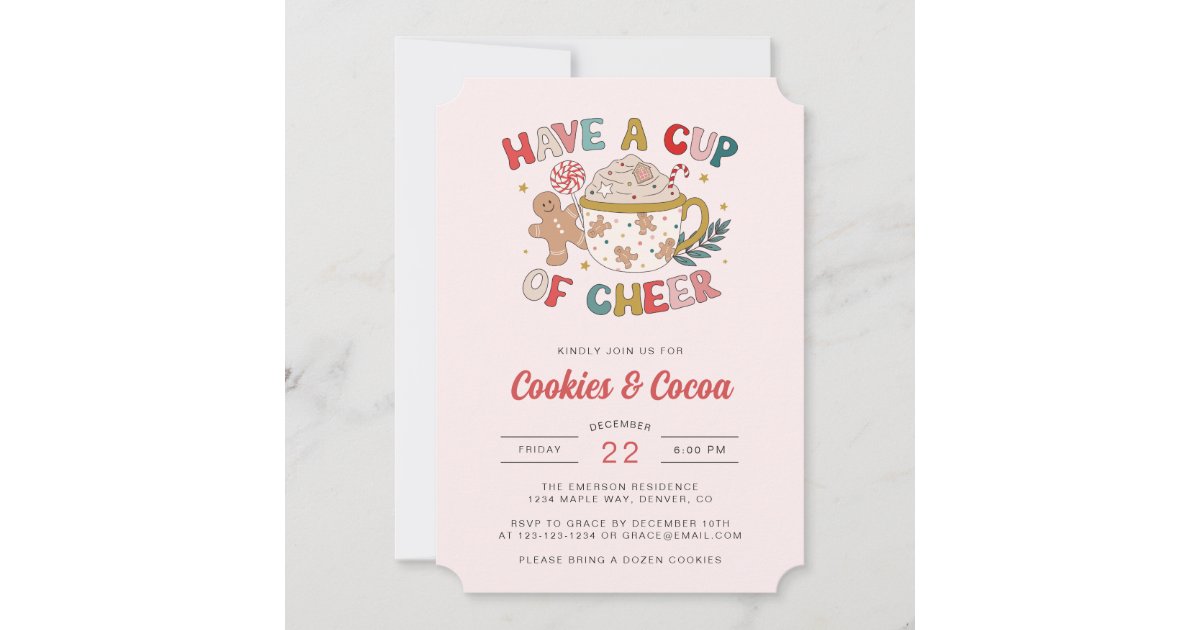 Cute Holiday Party Invitation | Zazzle
