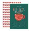 Cute Hot Cocoa Party Holiday Invitation | Zazzle