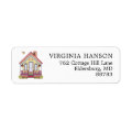 Cute House Return Address Label | Zazzle