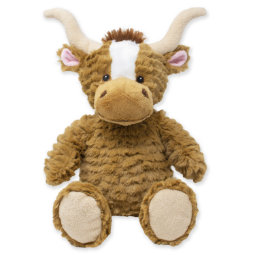 Cute & Hug-able Longhorn Cow Plush Stuffed Animal | Zazzle