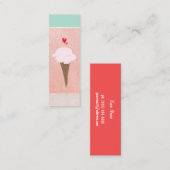 Cute Ice Cream Cone Calling Card | Zazzle
