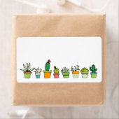 Cute Illustrated Succulent Garden Label | Zazzle