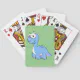 Cute Illustration Of A Brontosaurus. Poker Cards | Zazzle