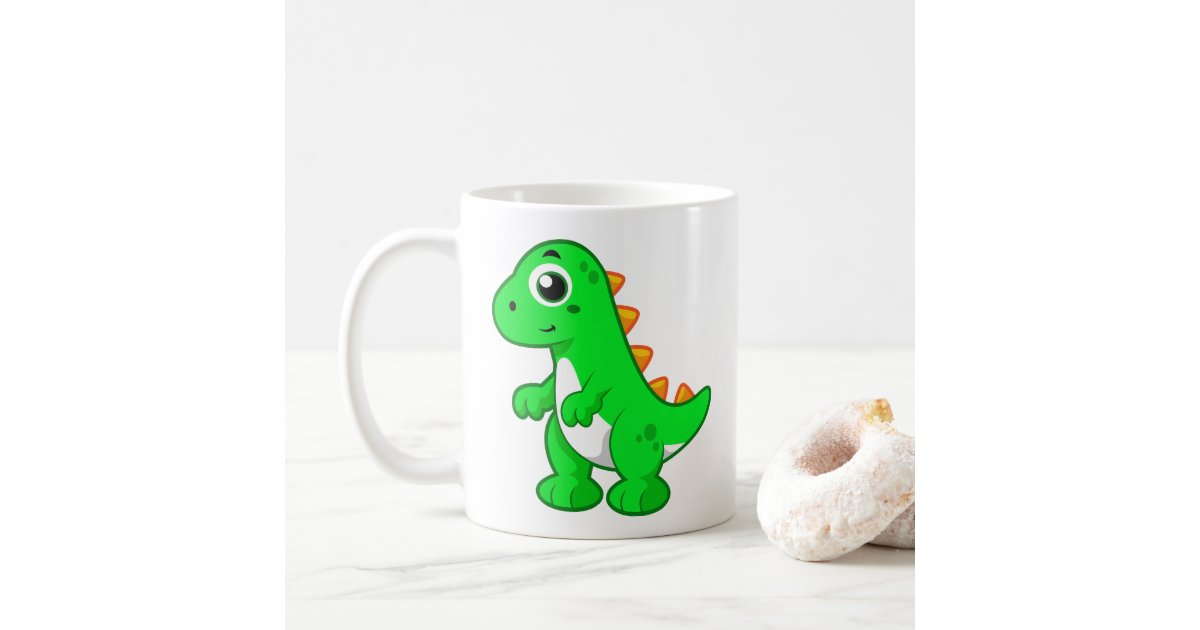 Cute Illustration Of Tyrannosaurus Rex. Coffee Mug | Zazzle