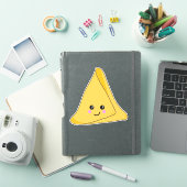 Cute Indian Samosa Kawaii Character Sticker | Zazzle