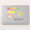 Cute inspirational set of 6 sticker | Zazzle