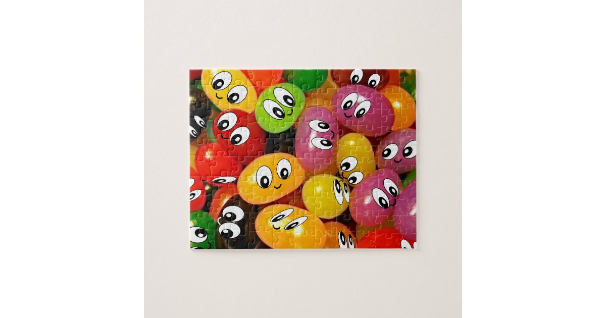 Cute Jelly Bean Jigsaw Puzzle | Zazzle