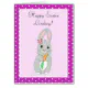Cute Jumbo Sized Easter Bunny Activity Card | Zazzle