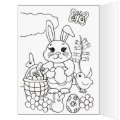 Cute Jumbo Sized Easter Bunny Activity Card | Zazzle