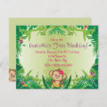 Cute Jungle Monkey Celebration Invitation | Zazzle