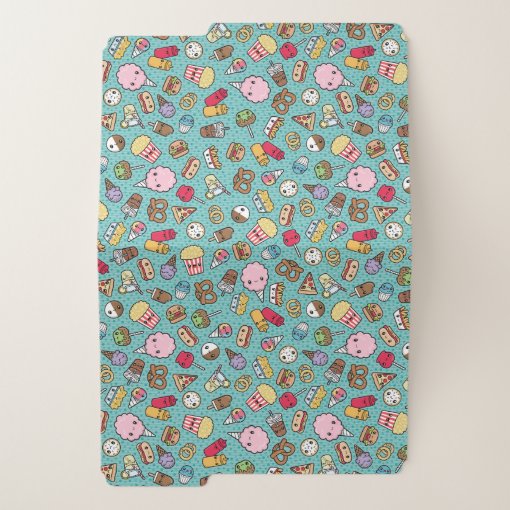 Cute Junk Food file folders | Zazzle