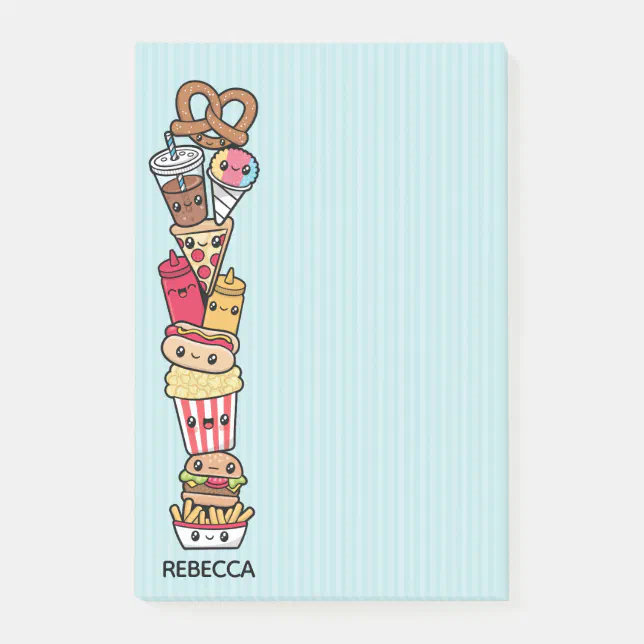 Cute Junk Food Post-it Notes | Zazzle