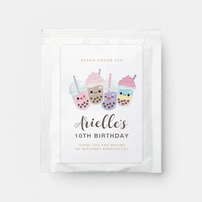 Cute Kawaii Boba Bubble Tea Drink Mix | Zazzle