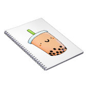 Cute Kawaii Boba Tea Notebook | Zazzle