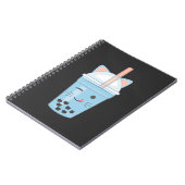 Cute Kawaii Bubble Tea Boba Milk Tea Cat Notebook | Zazzle