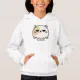 Cute Kawaii Chubby Angry Mochi Cat Hoodie | Zazzle