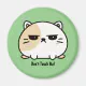 Cute Kawaii Chubby Angry Mochi Cat Magnet | Zazzle