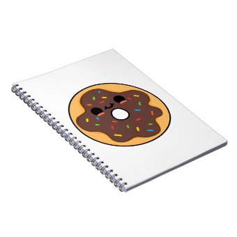Cute Kawaii Donut Notebook | Zazzle