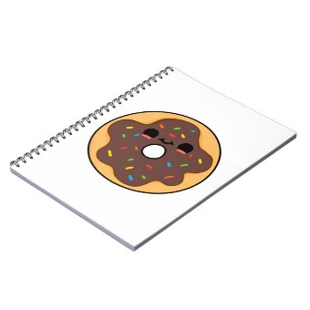 Cute Kawaii Donut Notebook | Zazzle