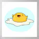 Cute Kawaii Happy Egg Yolk Poster | Zazzle