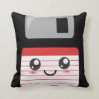 Floppy Disk Pillow - black, silver and red | Zazzle.com