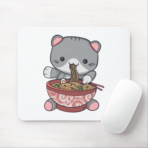 cute kawaii ramen mouse pad | Zazzle