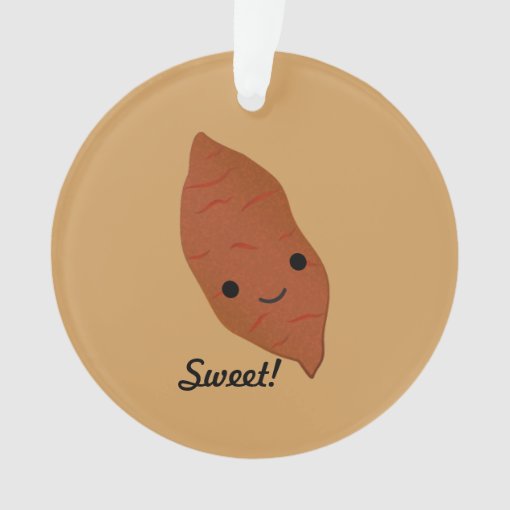 Cute Kawaii Sweet Potato Ornament | Zazzle