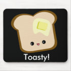 Kawaii cute toasts couple mouse pad | Zazzle.com