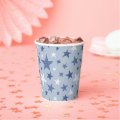 Cute Kids Blue Stars Paper Cups | Zazzle