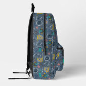 Cute Kids Fish Cats Starfish Jellyfish Undersea Printed Backpack | Zazzle