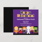 Cute Kids Halloween Costume Party Invitation | Zazzle
