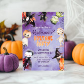 Cute kids Halloween costume party Invitation | Zazzle