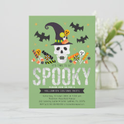 Cute Kids Halloween Costume Party Invitation | Zazzle