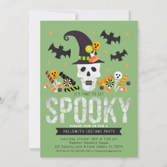 Cute Kids Halloween Costume Party Invitation | Zazzle