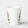 Cute Kids Lion Foliage Preschool Graduation Party Paper Cups | Zazzle