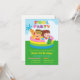 Cute Kids Mini Inflatable Pool Birthday Party Invitation | Zazzle