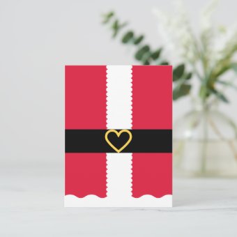 Cute Kids Santa Postcard | Zazzle
