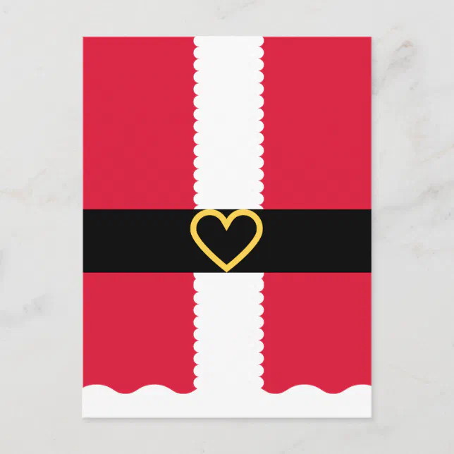 Cute Kids Santa Postcard | Zazzle