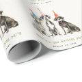 Cute Kids Watercolor Pawty Dog Birthday Party Wrapping Paper | Zazzle