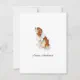 Cute King Charles Spaniel watercolor Flat Thank You Card | Zazzle