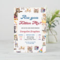 Cute Kitty Cat Baby Shower Party Invitation | Zazzle