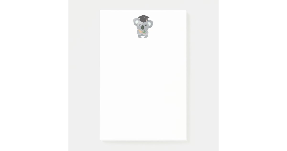 Cute Koala Bear in Graduation Cap Post-it Notes | Zazzle