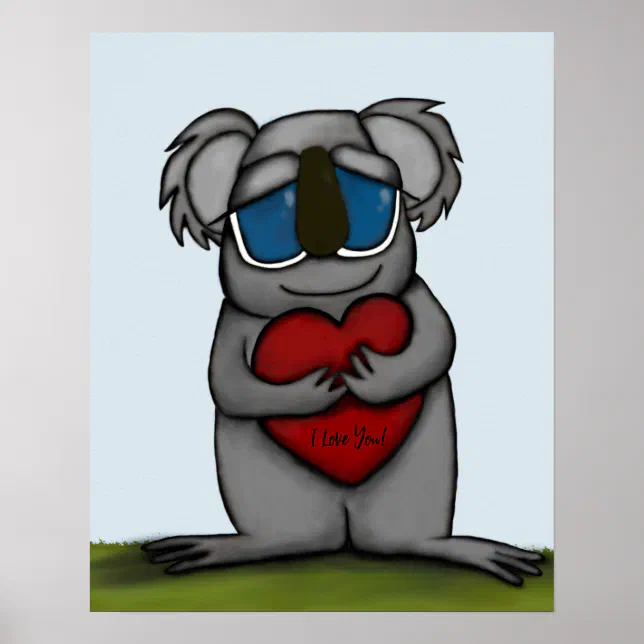 Cute Koala Bear Poster | Zazzle